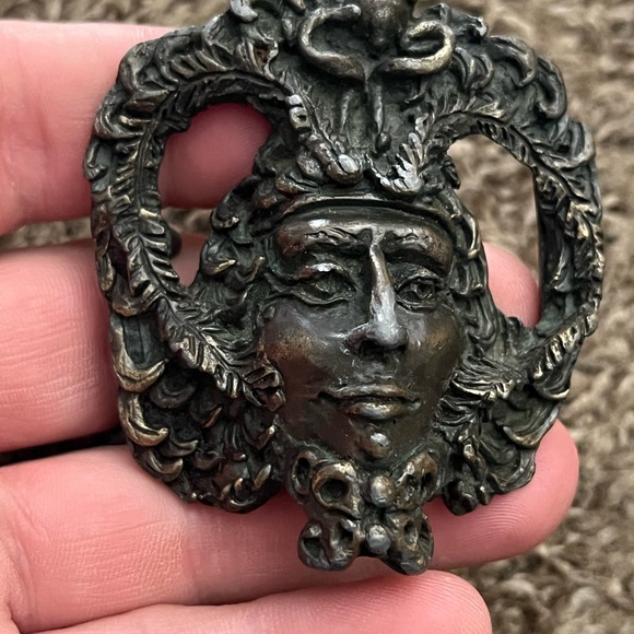 Accessories | Vintage Roman God Belt Buckle | Poshmark